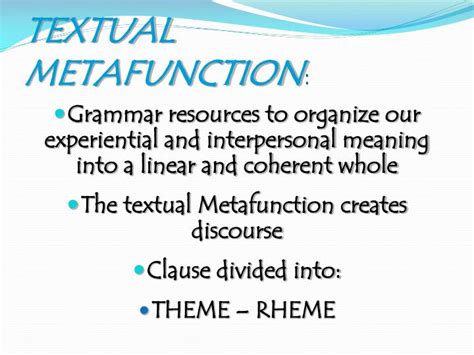 Ppt Textual Meaning Powerpoint Presentation Id2199086