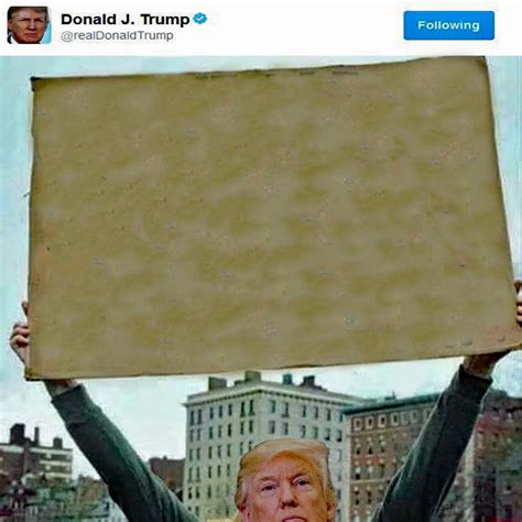 Donald Trump Protest Blank Template Imgflip