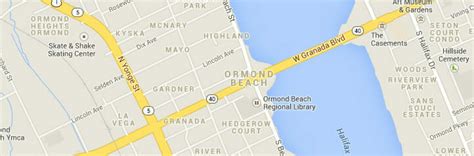 Location Of Ormond Beach Florida
