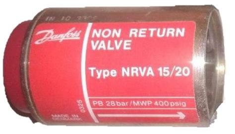 Industrial Refrigeration Danfoss Nrva 15 20 Check Valve W O Flange