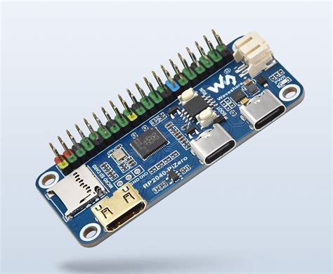 waveshare presents low cost rp2040 pi zero board