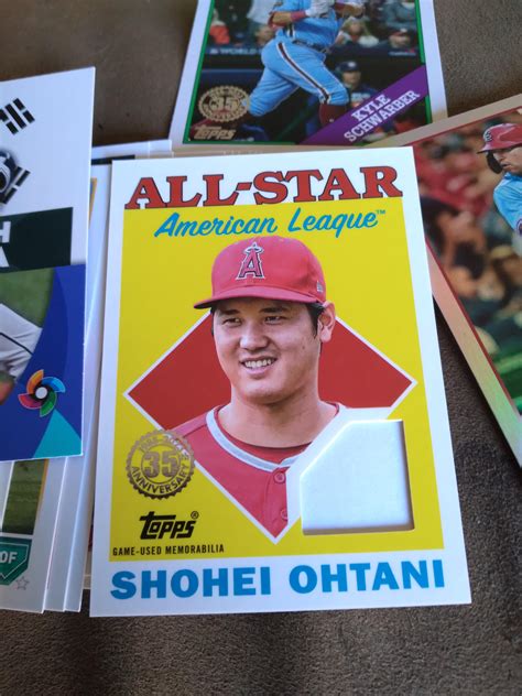 1 Of 1 Ohtani Relic Card R Baseballcards