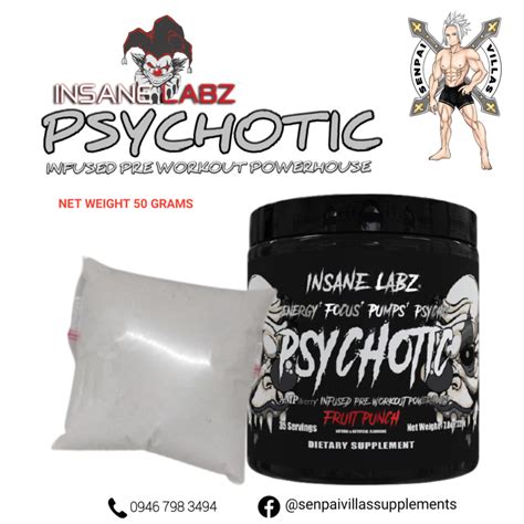 Insane Labz Psychotic Black 50 Grams Lazada Ph