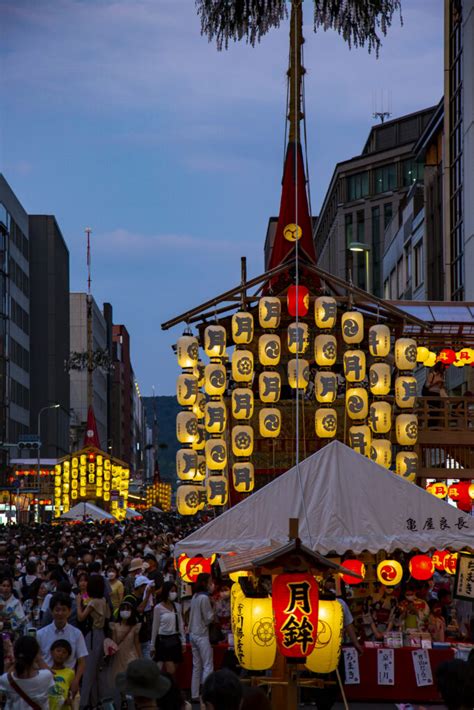 2022年 月鉾 前祭 宵山 夜 Japan Images