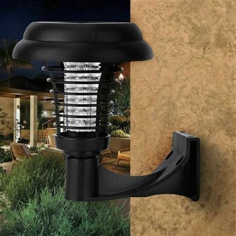 Tueur extérieur de Moustique Solaire Lampe LED étanche UV Tueur de Mouche Insecte lumière Toute