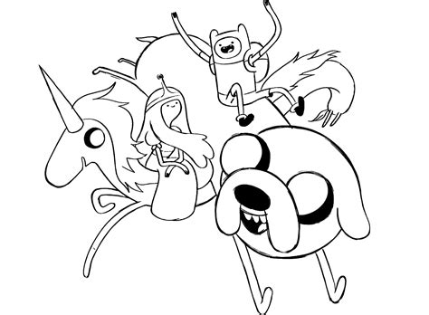 Dibujos Para Colorear De Hora De Aventura