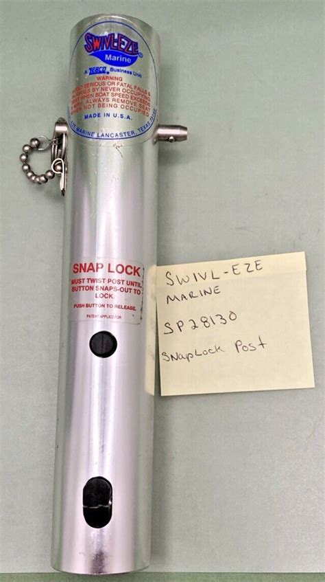New Genuine Swivl Eze Marine Sp28130 Snap Lock Post Merica Powersports