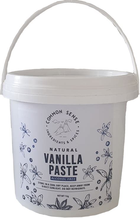 Vanilla Paste Alcohol Free With Seeds 1kg Eustralis Food