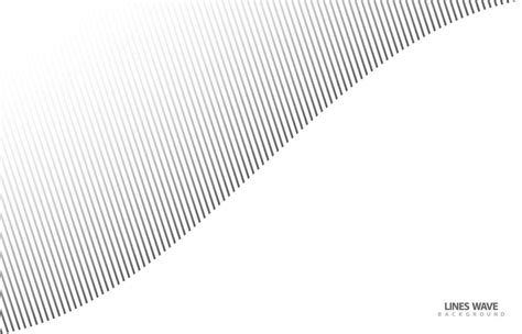 Abstract Pattern Background Vector Template For Your Ideas Monochromatic Lines Texture Waved