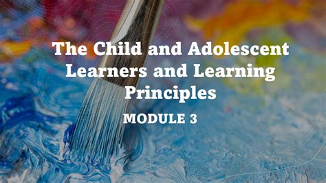 SOLUTION: Module 3 child and adolescent learners and learning principles issues on human ...