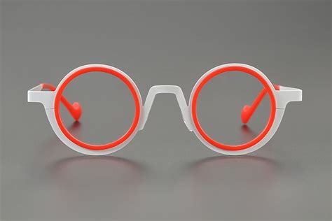 Jago Titanium Acetate Round Glasses Frame In 2024 Unique Glasses