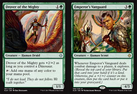 Magic The Gathering Adventures Ixalan Set Review Green