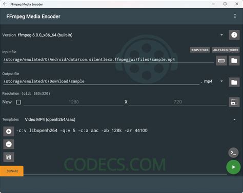 Screenshots For Ffmpeg Media Encoder 600 12 For Android