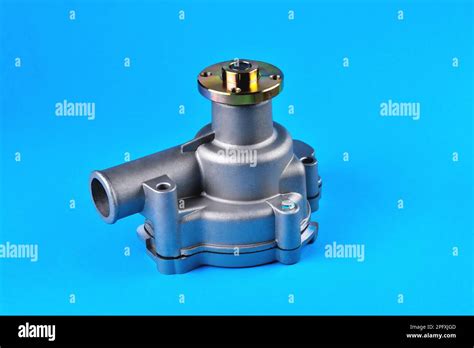 Engine Cooling Pump Engine Coolant Pump For Truck Blue Background