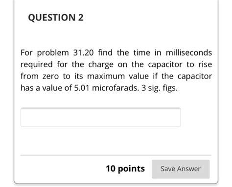 Solved GO In An Oscillating LC Circuit In Which C Chegg