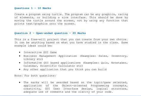 Solved Questions Marks Create A Program Using Turtle Chegg
