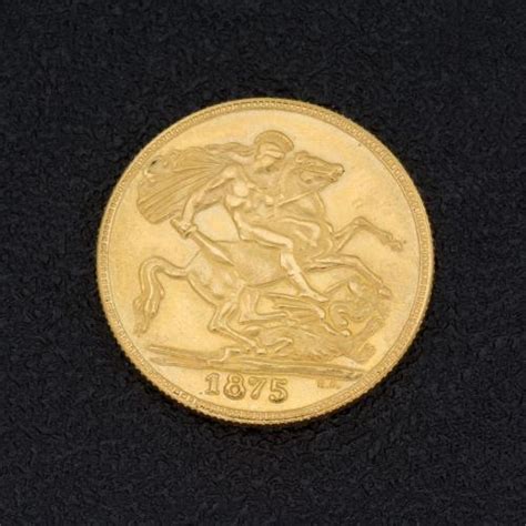 Moneda De Libra Inglesa Jorge V Oro 1875