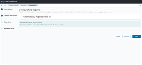 Bug During The Detector Creation The Automatically Mapped Fields Count Is 0 · Issue 488