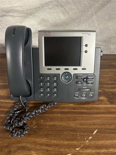 Cisco 7945 CP-7945G | UC Phone| Colored Display | 18 Available | Tested ...