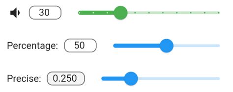 滑块 Flutter Package