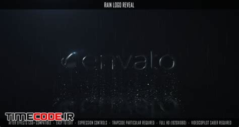 دانلود پروژه آماده افترافکت لوگو باران Rain Logo Reveal 27681170