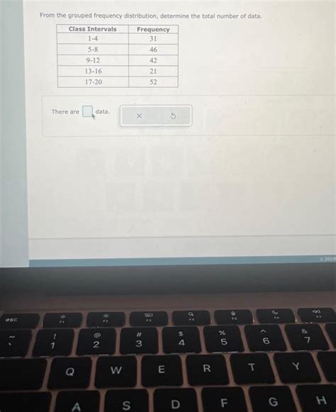 Solved From The Grouped Frequency Distribution Determine Chegg