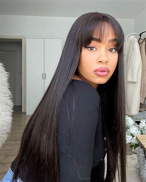 Arabella Natural Long Straight 100 Human Hair 360 Lace Frontal Wig 180