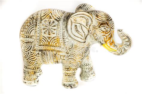 Decorative Clay Figurine In The Form Of An Elephant Stock Photo Image Of Isolated Decorative