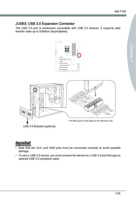 Msi Jfp1 And Jfp2 Connectors Diagram Layout And Pin Configurations