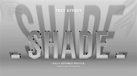 premium psd shadow text effect