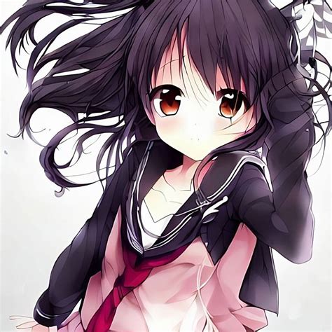 Girl With Black Hair By Krzychumen On Deviantart
