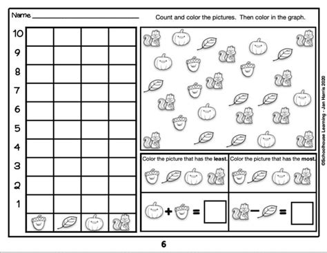 Fall Graphing Packet By Schoolhouse Learning Jan Harris Tpt