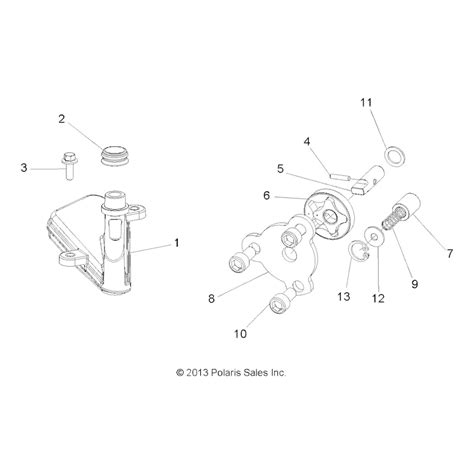 Oil Pump Shaft By Polaris