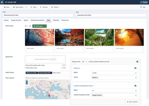 The All In One Joomla Custom Fields Collection Advanced Custom Fields