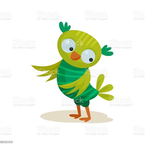 귀여운 Owlet 흰색 배경에 달콤한 다채로운 올빼미 새 만화 문자 벡터 일러스트 레이 션 감정에 대한 스톡 벡터 아트 및 기타