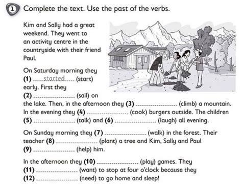 Complete With The Correct Form Of The Verbs Worksheet Verb Worksheets Chocolate Cake Recipe