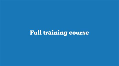 Full Training Course Botflo
