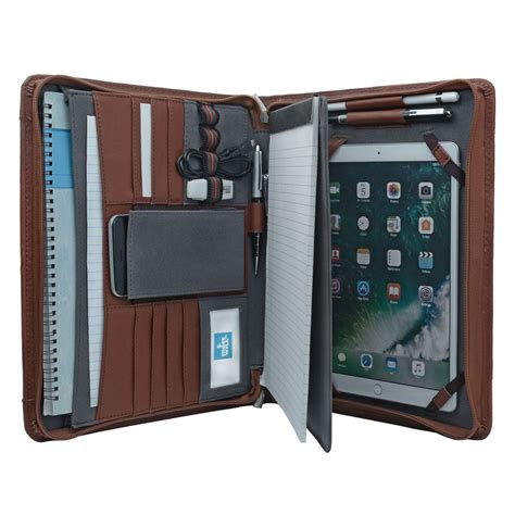Leather Ipad Case With Notepad