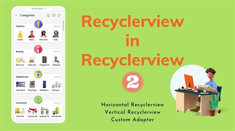 RecyclerView In RecyclerView Part 2 Category Page Design YouTube