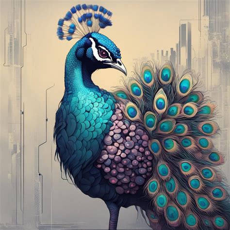 Cyberpunk Peacock By Hbcdesigns On Deviantart