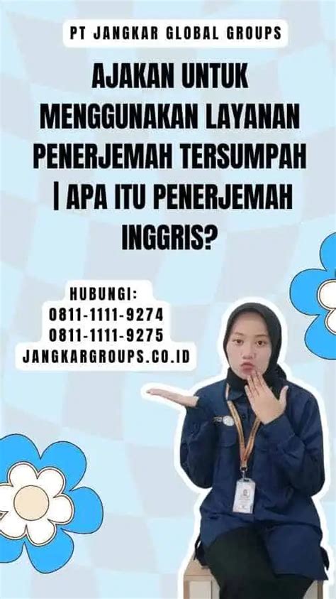 Apa Itu Penerjemah Inggris Jangkar Global Groups