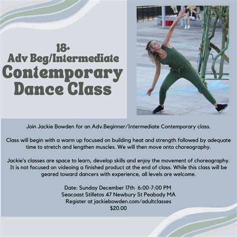 Contemporary Dance Class Bda