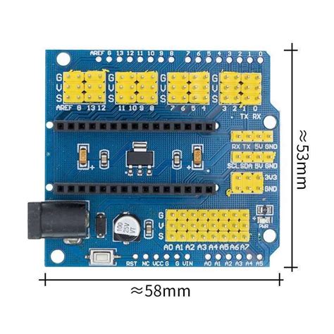 UNO Shield Nano Shield For NANO And UNO R Duemilanove Expansion Board SNA SINONING