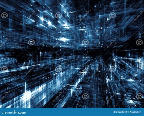 In Search Of Fractal Dimensions Stock Illustration Illustration Of