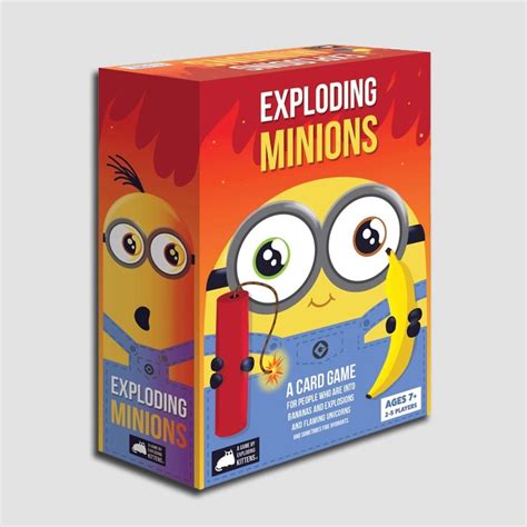 Exploding Minions Party Game Card Game การ์ดเกมมินเนี่ยนระเบิด 2 5 คน สําหรับงานปาร์ตี้