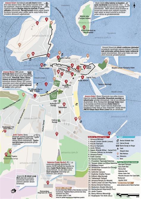 Amasra Bartın Konumu Haritası · Tr