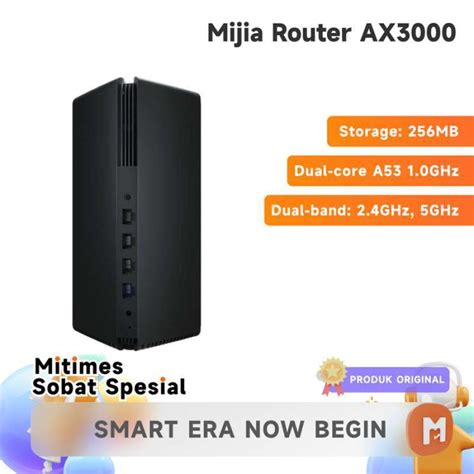 Promo Mijia Router Wifi 6 Mesh System Ax3000 Global Version Diskon 23