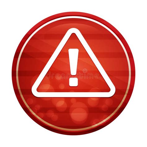 Bouton Dalerte Rouge Illustration Stock Illustration Du Concept