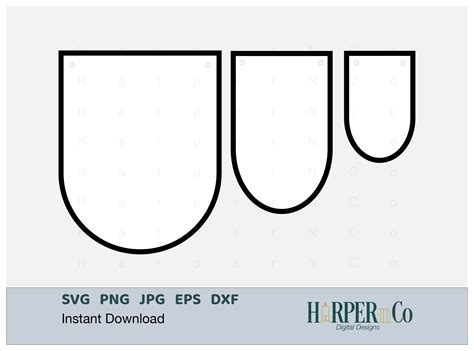 Rounded Banner Svg Bunting Garland Flag2 Graphic By Harpernco