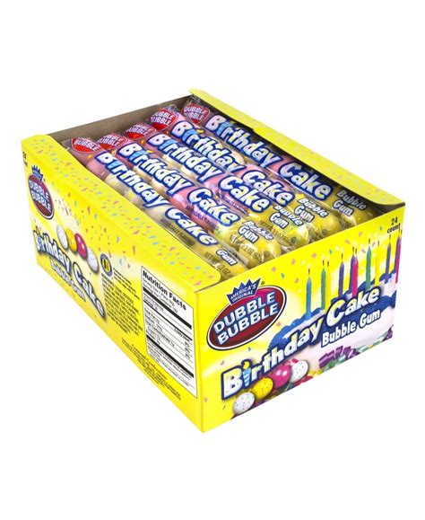 Dubble Bubble Birthday Cake Bubble Gum 8 Piece 24 Count Reviews